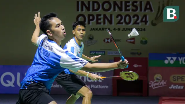 Menyala! Sabar / Reza Lolos ke Semifinal Indonesia Open 2024 - Ragam Bola.com