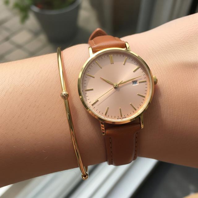 8 Kombinasi Gelang Emas Tipis dan Jam Tangan Klasik, Ide Styling ...