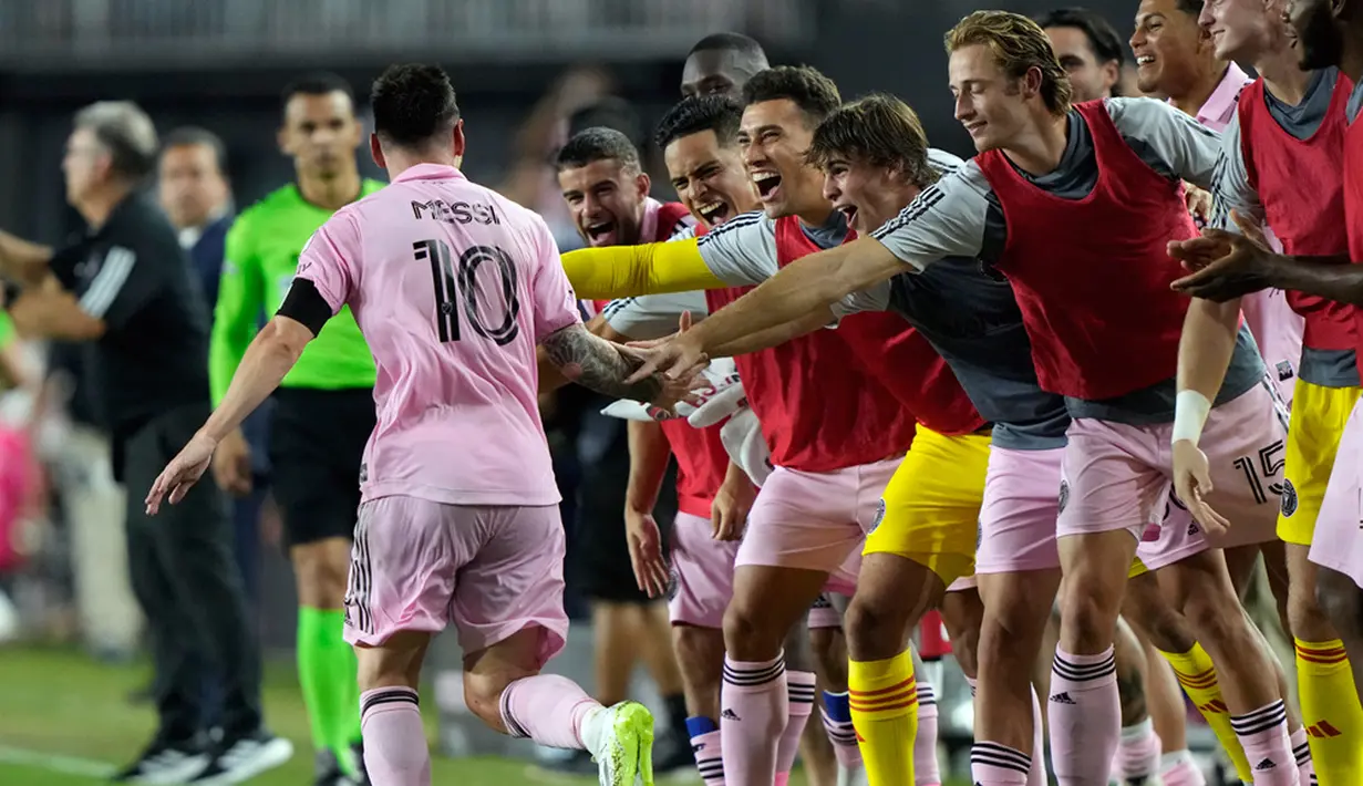 Debut, Lionel Messi Cetak Gol Kemenangan untuk Inter Miami - Foto ...