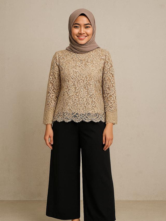 Baju Atasan Brokat Cocok Bawahan Apa? Ini 10 Padu Padan yang Tepat ...