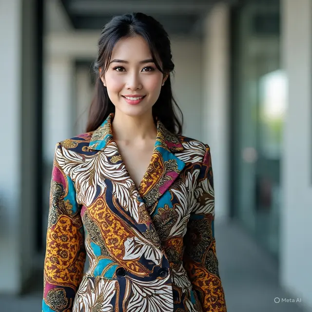 14 Model Baju Batik Blazer Wanita Terbaru 2025, Gaya Kantor hingga ...
