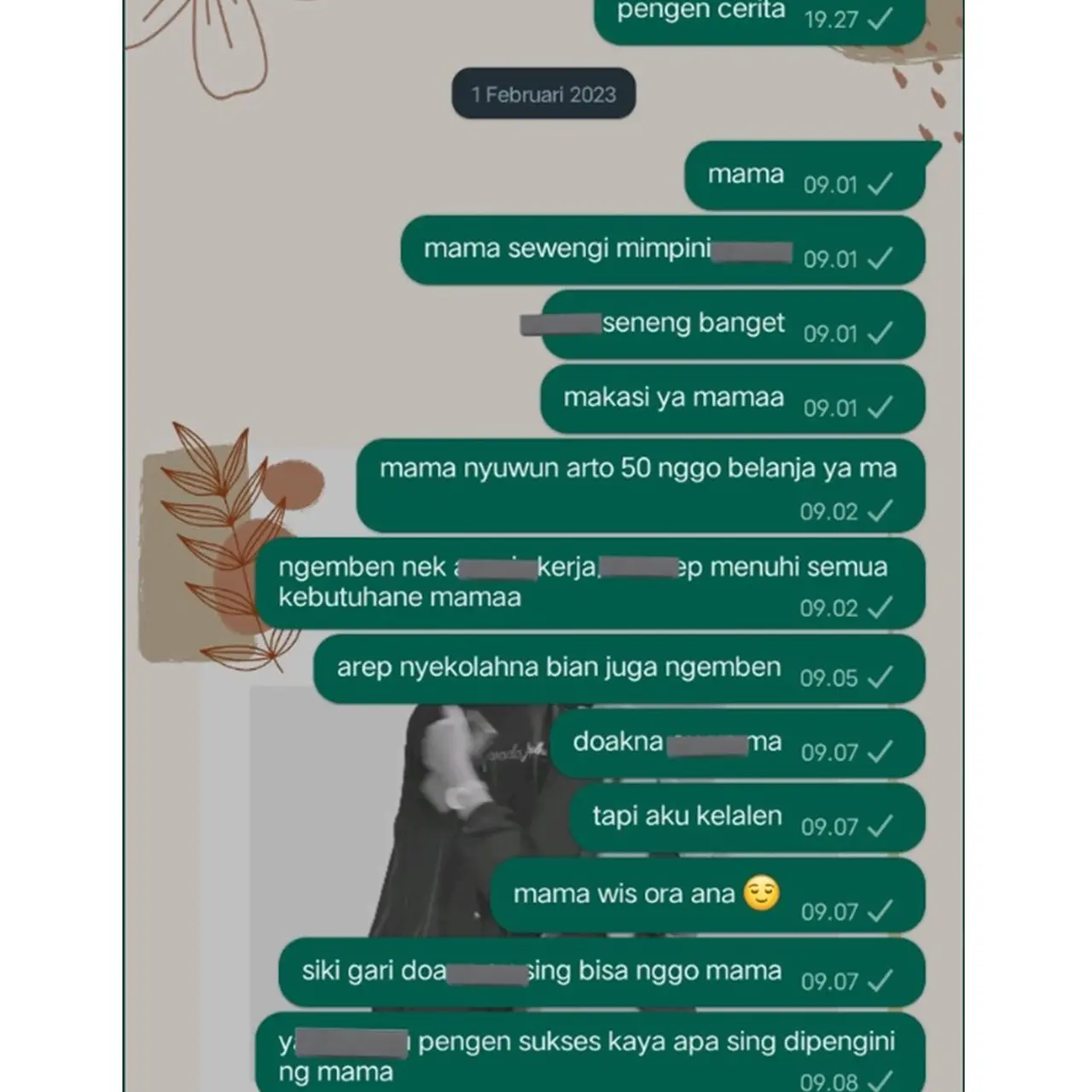 Ibunda Sudah Wafat, 6 Chat Rindu ke Ibu Meski Tidak Dibalas Ini Bikin Sedih - Hot Liputan6.com