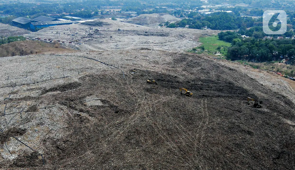 Kondisi Terkini TPST Bantar Gebang Pasca Kebakaran - Foto Liputan6.com