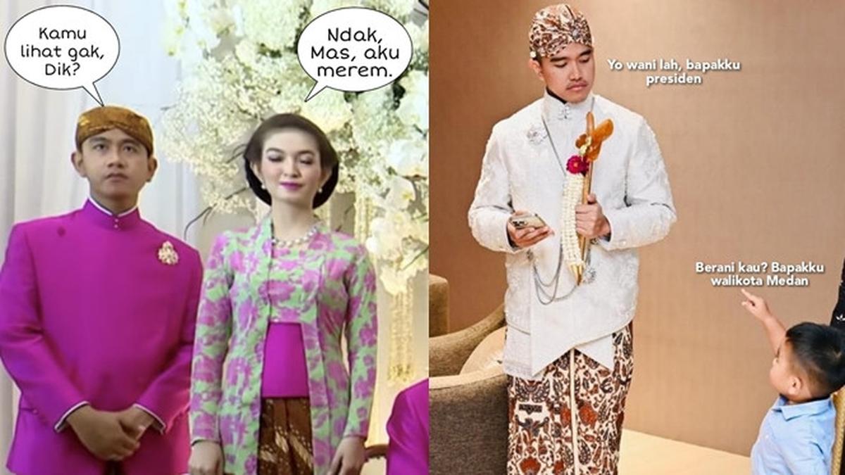 6 Meme Keluarga Presiden Jokowi karena Tingkah Lucu Nahyan Ini Kocak
