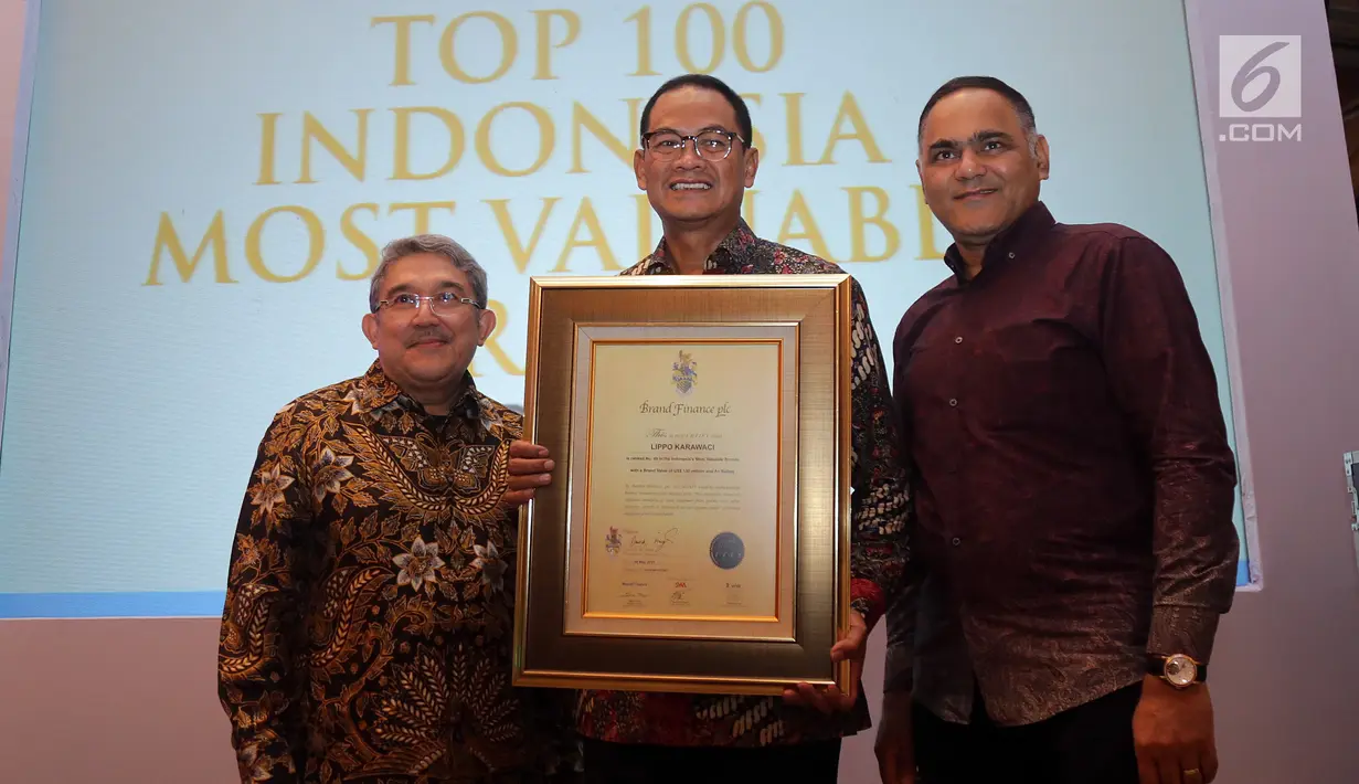 FOTO: Lippo Group Raih Penghargaan Indonesia's Top 100 Most Valuable ...