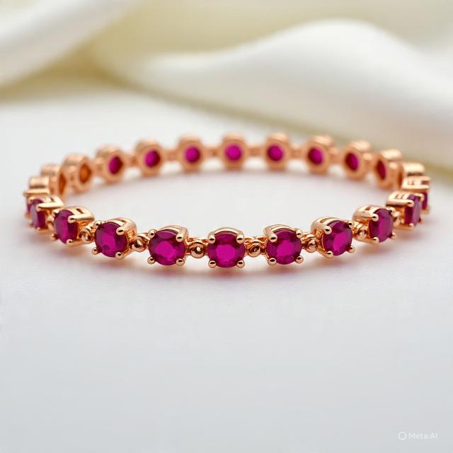 7 Model Gelang Emas 4 Gram Kombinasi Batu Permata, Desain Elegan yang ...