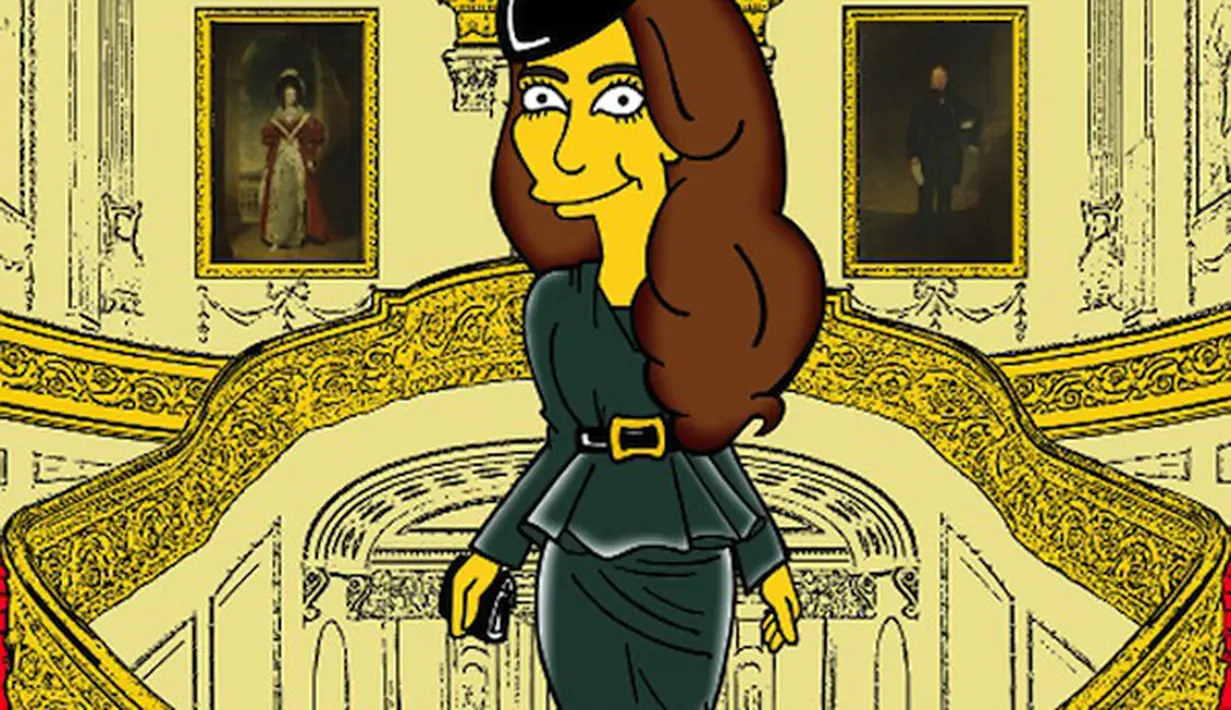 Jika Kate Middleton Menjadi Karakter The Simpsons, Beginilah Wujudnya ...