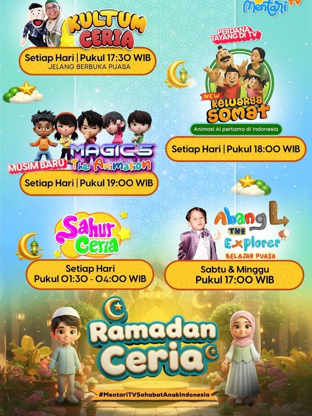 Ramadan Ceria 2026, Abang L Belajar Puasa hingga Kartun AI Pertama ...