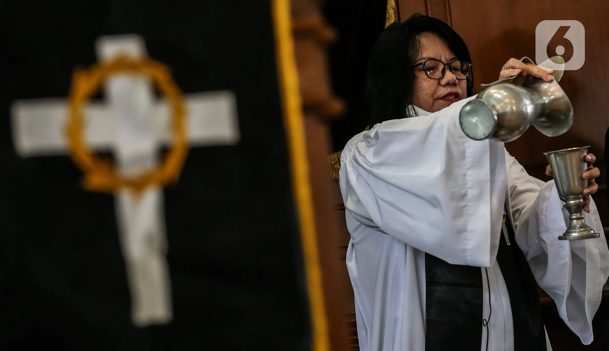 FOTO: Ibadah Perayaan Jumat Agung di GPIB Effatha Jakarta - Foto ...