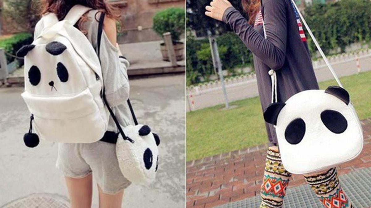 Inspirasi Style Kece Dengan Tas Serba Panda - Photo Fimela.com