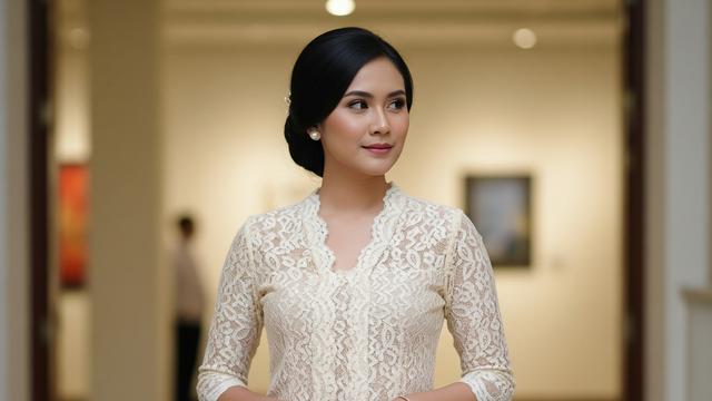 8 Model Atasan Brokat dengan Rok Batik Span Body Fit Elegan Terbaru ...