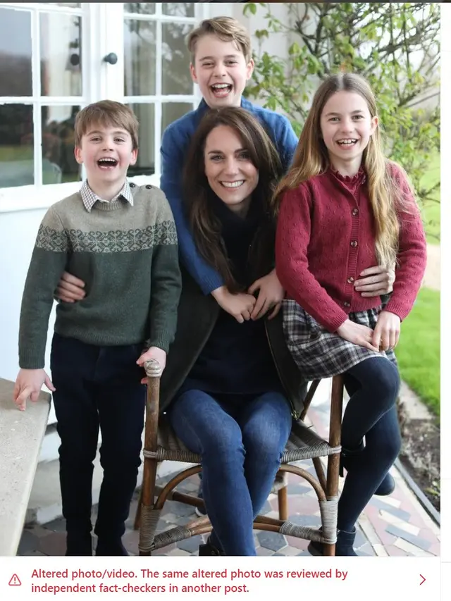 Instagram Tandai Foto Hari Ibu Kate Middleton yang Direkayasa, Warganet Seret Nama Keluarga ...