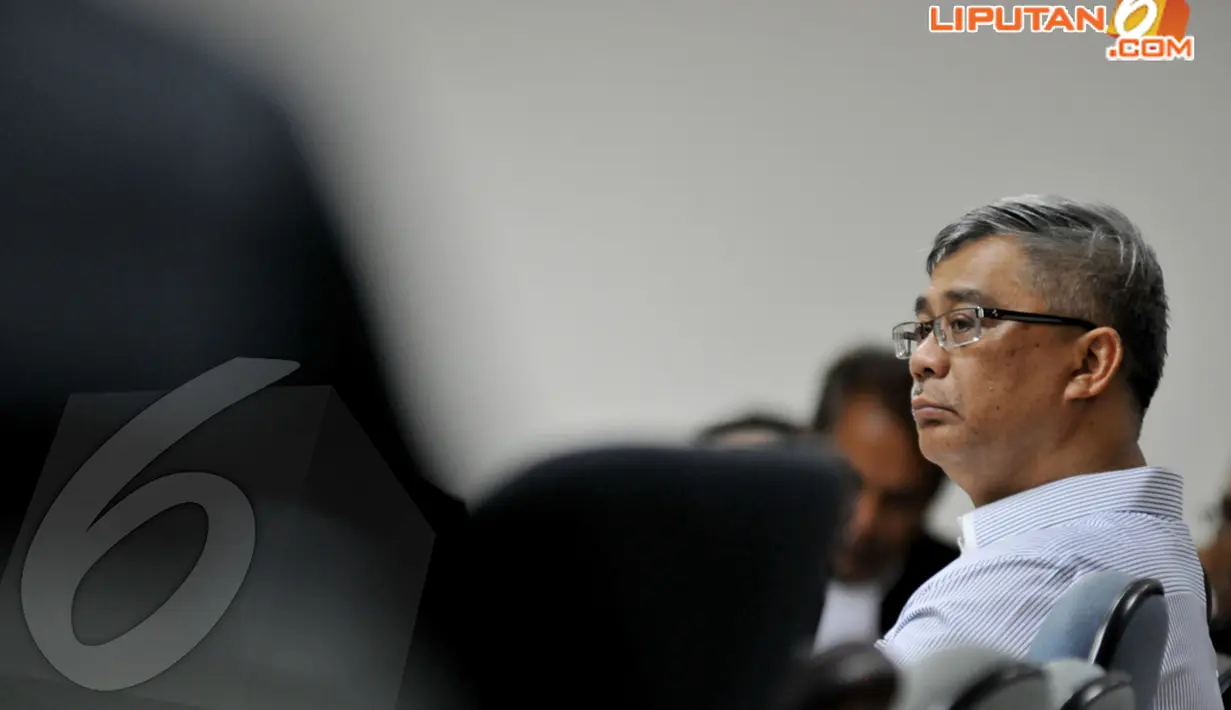 [FOTO] Akil Mochtar dengan 8 Saksi - Foto Liputan6.com