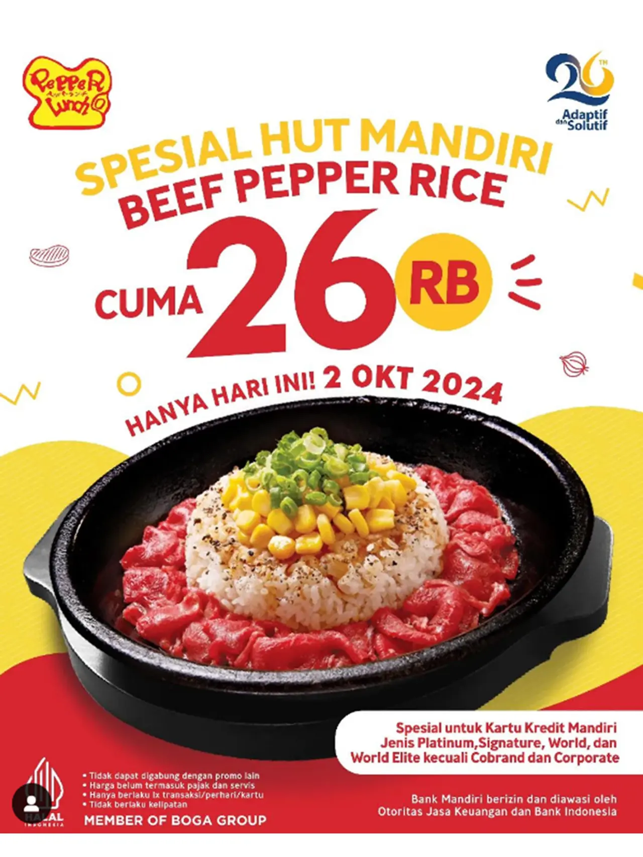 Promo Serba 26 Bank Mandiri! Saatnya Borong Belanjaan dan Cicipi ...