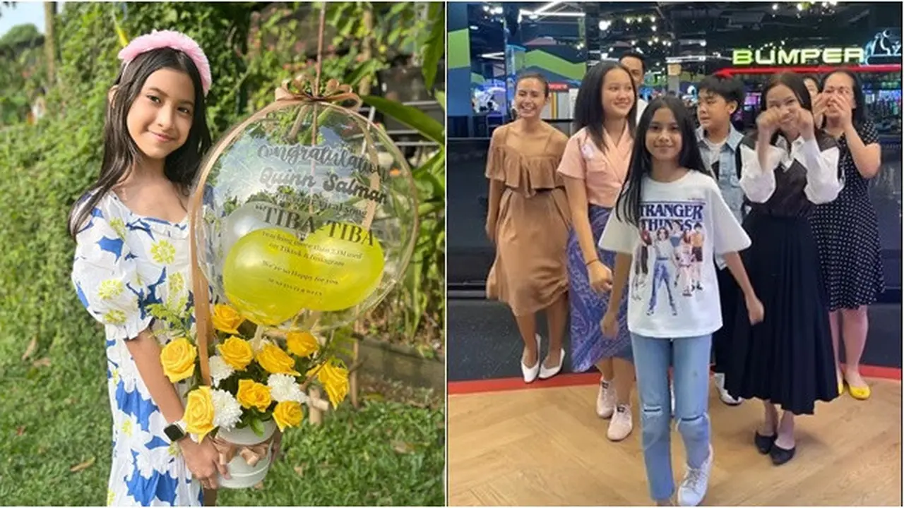 6 Potret Quinn Salman Penyanyi Lagu 'Tiba-Tiba' yang Viral, Hasil Cipta ...