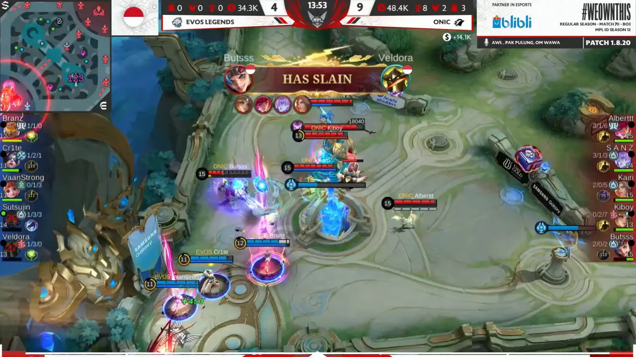 Hasil MPL ID S12 23 September 2023: Onic Taklukkan Evos Legends, Alberttt Jadi MVP - Tekno ...