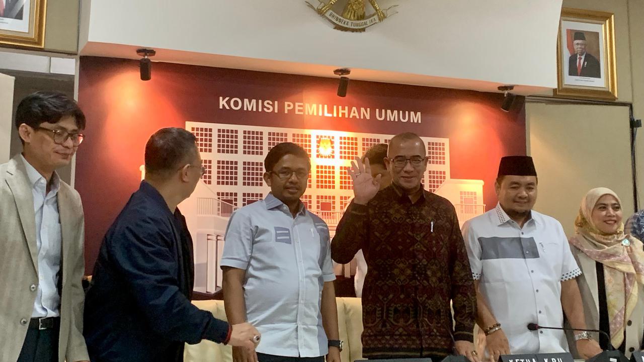 KPU Resmi Tetapkan Tiga Paslon Capres-Cawapres Di Pilpres 2024