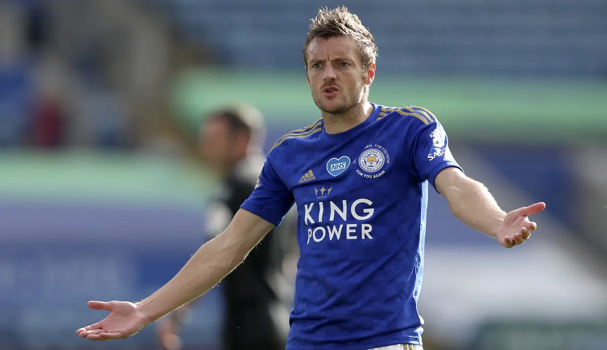 FOTO: Pesona Jamie Vardy Peraih Golden Boot Tertua di Premier League ...