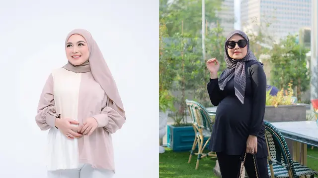 6 Potret Baby Bump Vizza Dara di Kehamilan Kedua, Banjir Pujian - Hot Liputan6.com