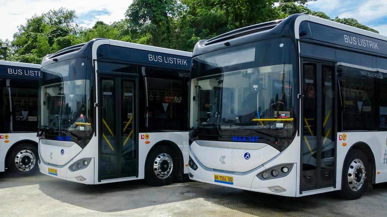 60 Bus Listrik Beroperasi di Kota Medan, Transportasi Massal ...