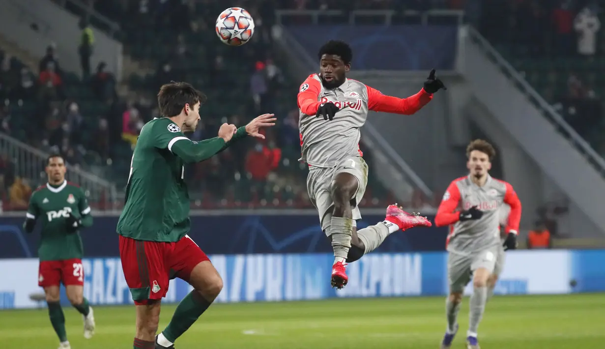 FOTO: RB Salzburg Menang 3-1 atas Lokomotiv Moscow - Foto Liputan6.com