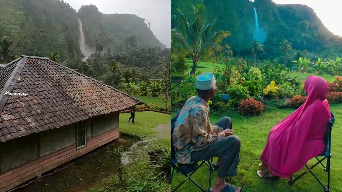 8 Potret Rumah Kayu View Air Terjun Ditawar Rp 2 Miliar tapi Ditolak ...