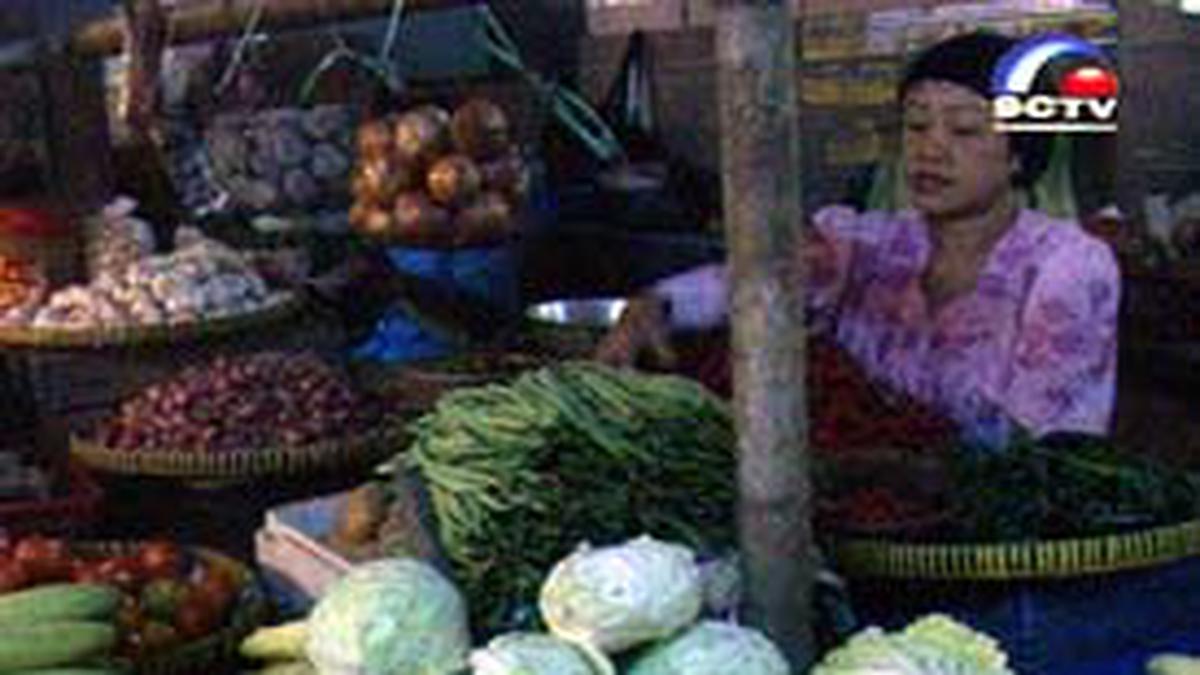 Pasar Tradisional Ibu Kota Sepi Pengunjung