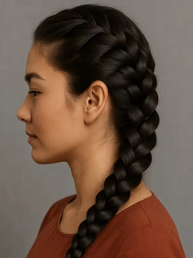 5 Model Rambut Kepang Panjang, Bikin Tampilan Makin Keren dan Memukau ...