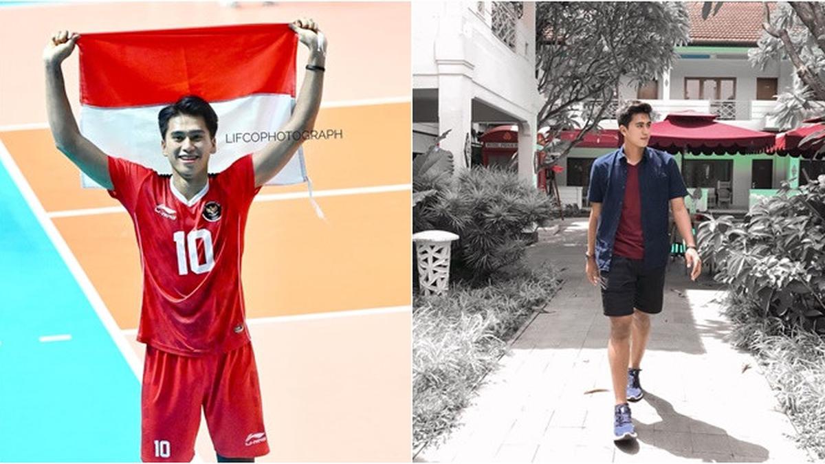 6 Potret Fahry Septian, Pemain Voli Timnas Indonesia yang Raih Emas SEA ...
