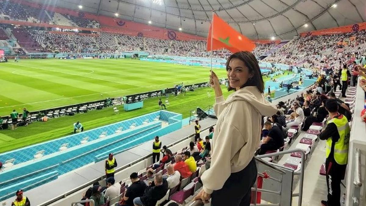Potret Najwa Shihab Nonton Arsenal di Amerika, Tetap Sayang Meski Kalah ...