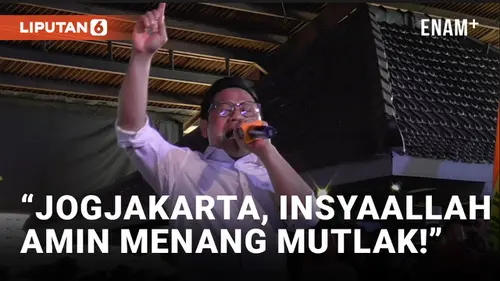 VIDEO: Cak Imin Optimis AMIN Menang Telak di Jogja | Enamplus