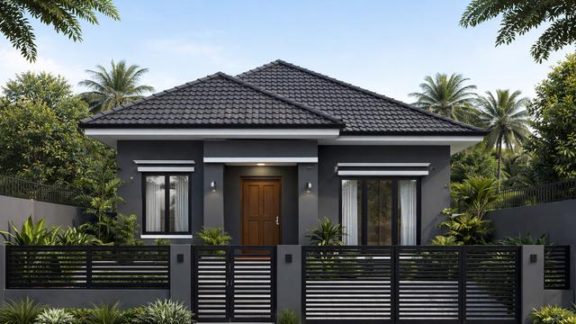 Warna Cat Rumah yang Cocok dengan Pagar Hitam agar Tidak Terlalu Suram