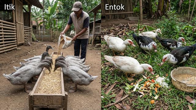 Perbandingan Ternak Itik dan Entok: Mana yang Lebih Menguntungkan?