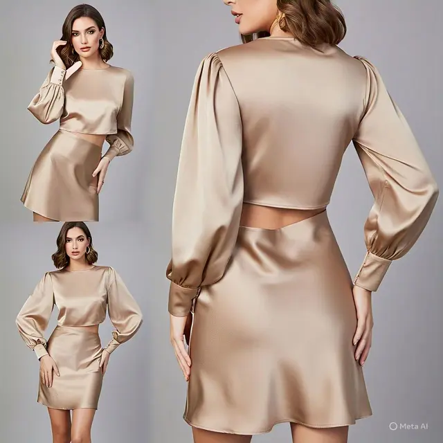 7 Model Baju Satin Polos Terbaru 2025 yang Nyaman, Cocok untuk Acara ...