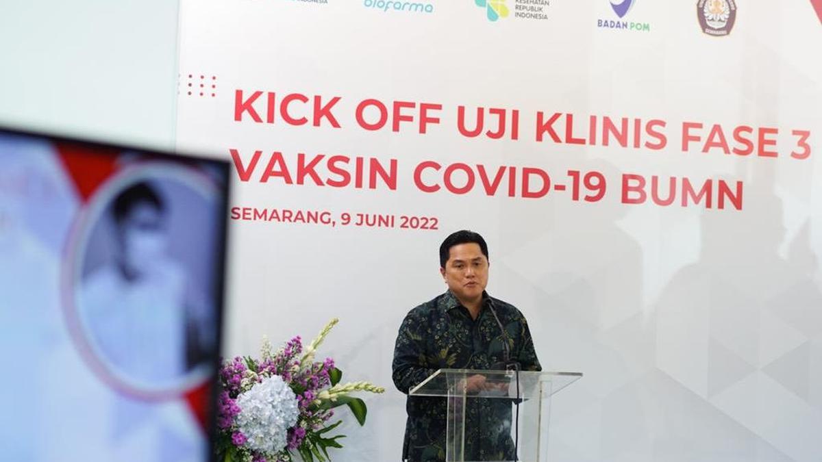 Erick Thohir Vaksin Covid 19 Buatan Bumn Bisa Jadi Kekuatan Diplomasi