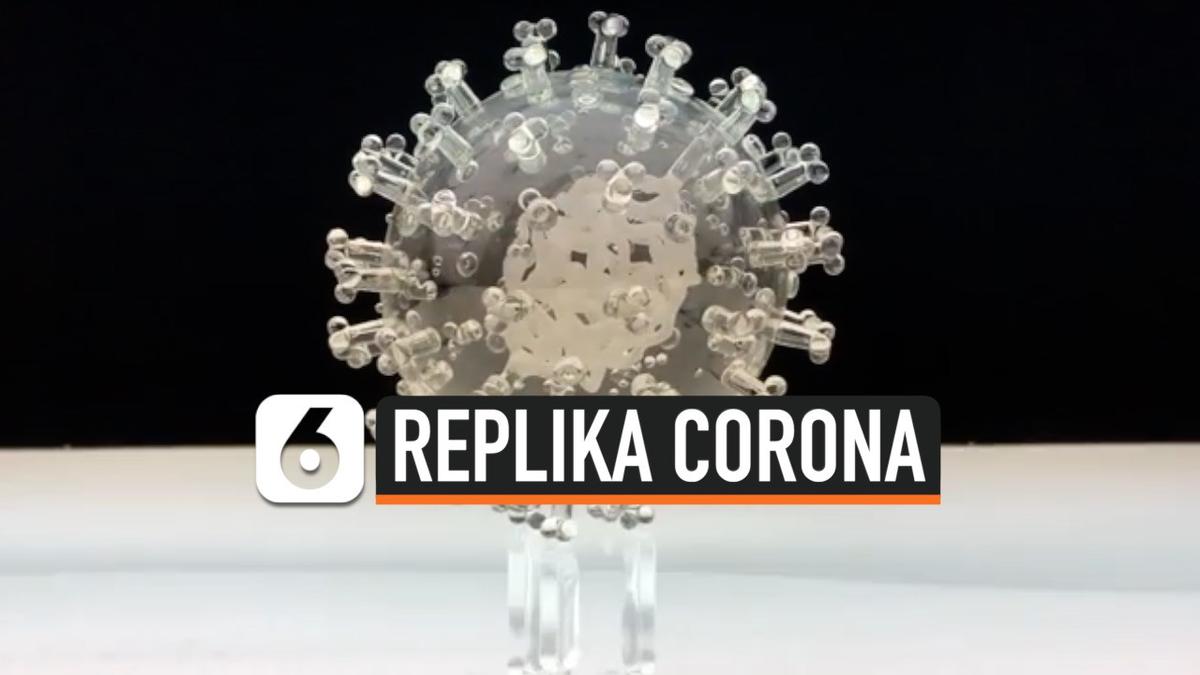 VIDEO: Penampakan Replika Virus Corona Buatan Seniman Inggris ...