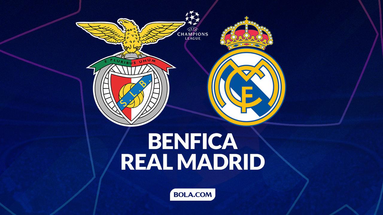 Benfica vs Real Madrid Sudah Mulai, Dapatkan Link Live Streaming Liga ...