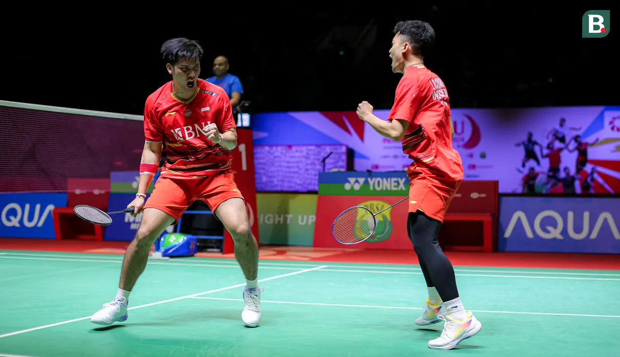 Foto: Momen Haru Daniel Marthin setelah Juarai Indonesia Masters 2024 ...