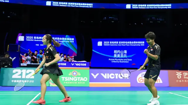 Hasil Badminton Asia Mixed Team Championship 2025: Indonesia 3-1 Malaysia Berkat Rachel/Meilysa ...