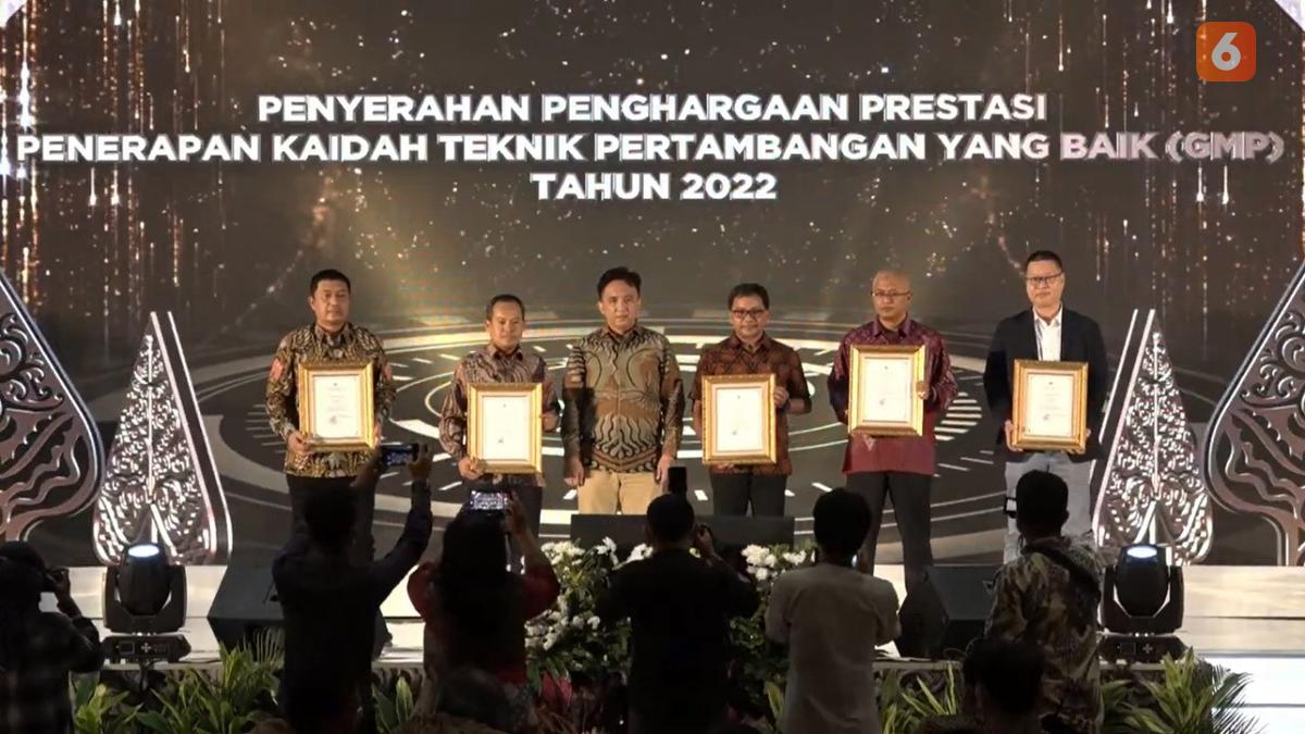 Kementerian ESDM Beri Penghargaan Good Mining Practice, Tiga Diraih ...