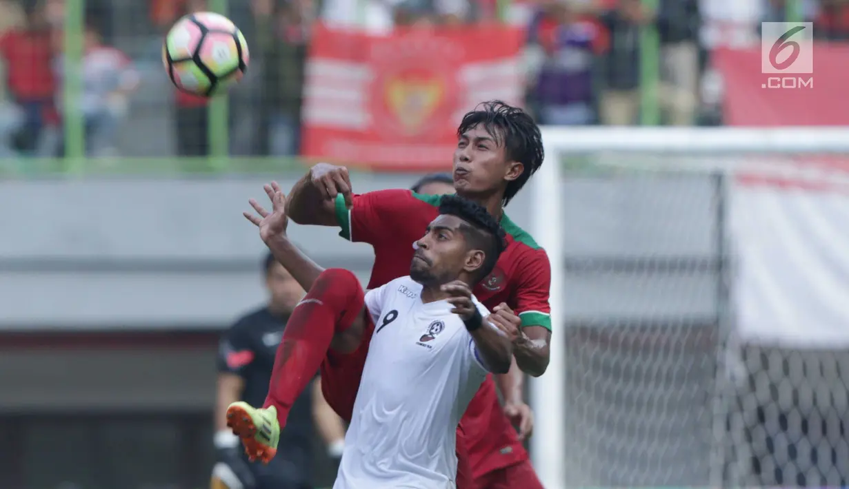 PHOTO: Timnas Indonesia Ditahan Imbang Fiji - Foto Liputan6.com