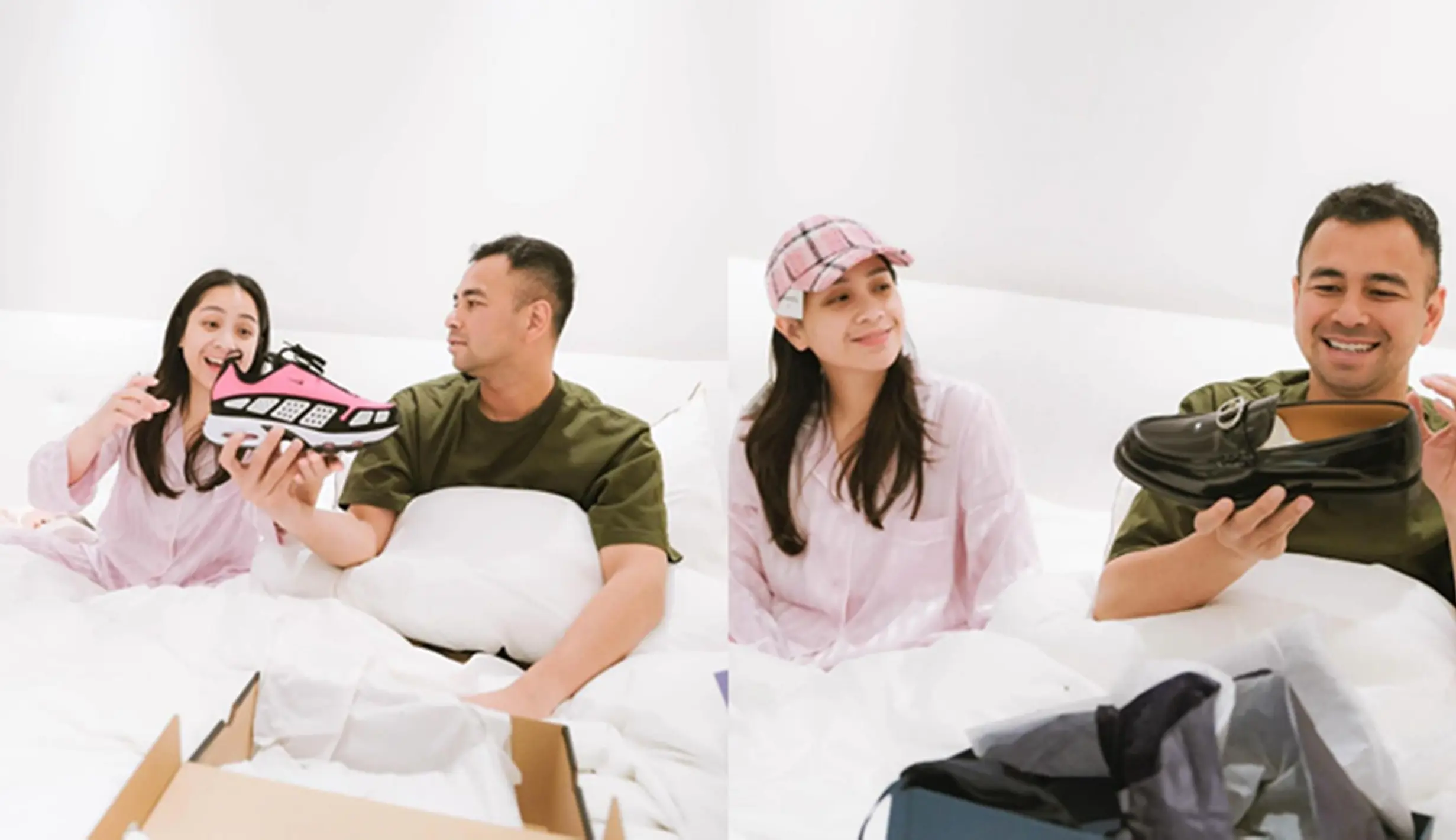 Potret Raffi Ahmad dan Nagita Slavina dapat Kejutan di Usia Pernikahan 10 Tahun - Foto Liputan6.com