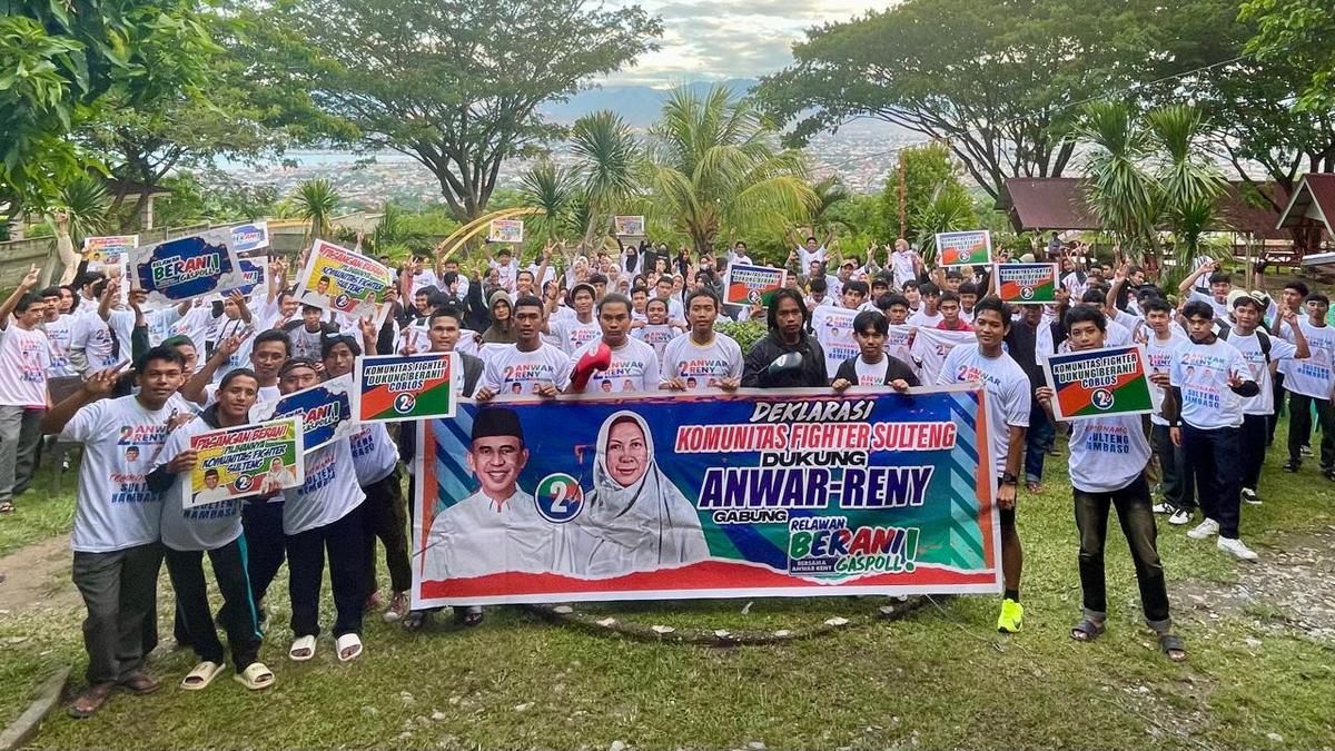 Komunitas Fighter Gabung Berani Gaspoll, Dukung Anwar-Reny di Pilgub ...