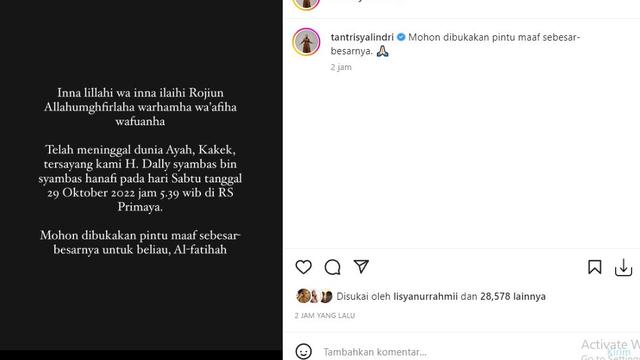 Ayah Tantri Kotak Meninggal Dunia - ShowBiz Liputan6.com