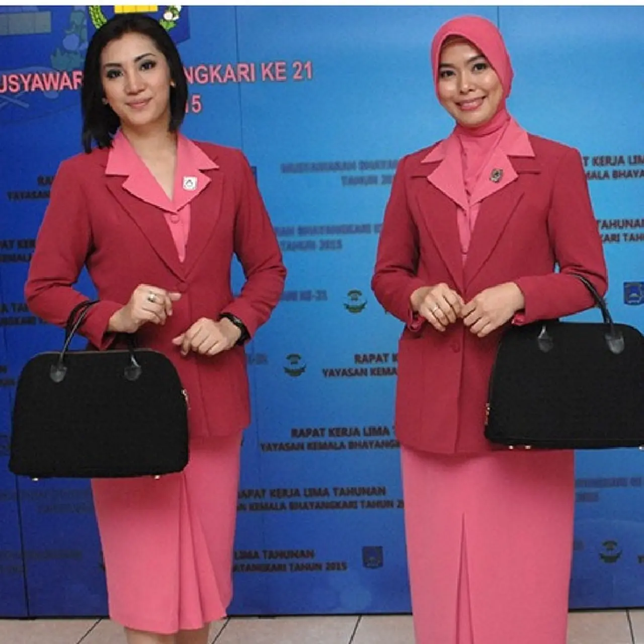 9 Inspirasi Outfit Ibu Bhayangkari untuk Berbagai Acara, Seragam Resmi ...