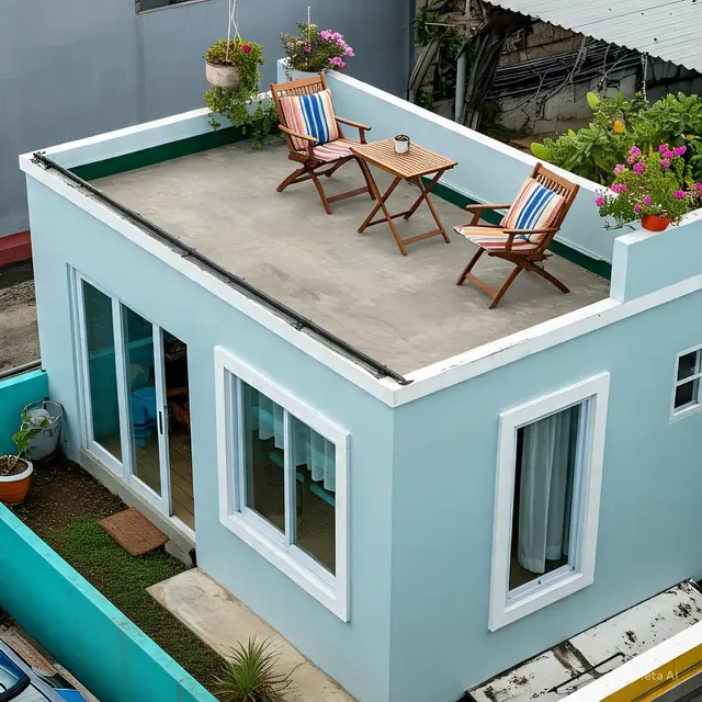 7 Desain Rumah Rooftop Sederhana, Jadi Ruang Tambahan yang Estetik dan ...