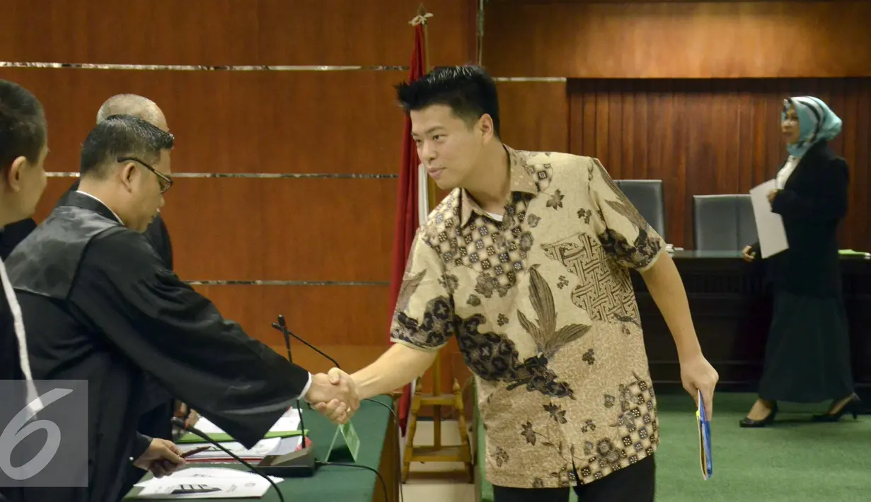 Andrew Hidayat Jalani Sidang Perdana - Foto Liputan6.com