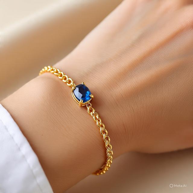 7 Model Gelang Emas Rantai 5 Gram dengan Permata, Jadi Gaya Terpopuler ...
