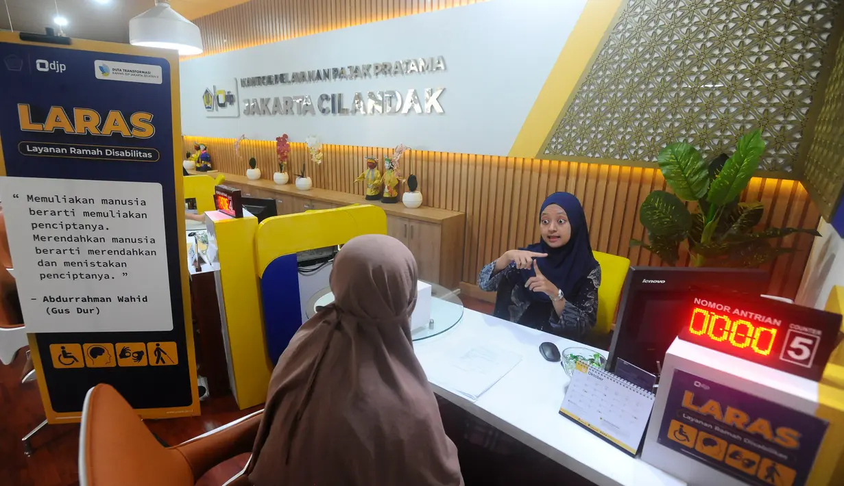 Melihat Layanan Ramah Disabilitas di Kantor Pajak - Foto Liputan6.com