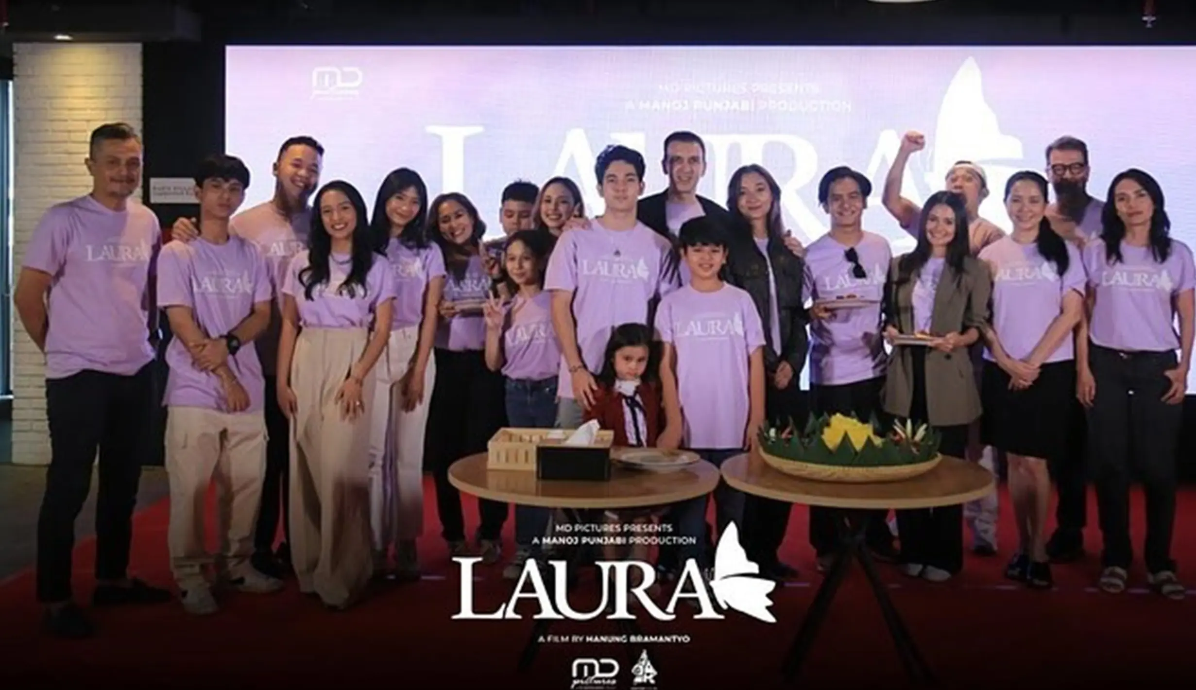Momen Syukuran Film Laura, Amanda Rawles Didapuk Berperan Jadi Laura ...